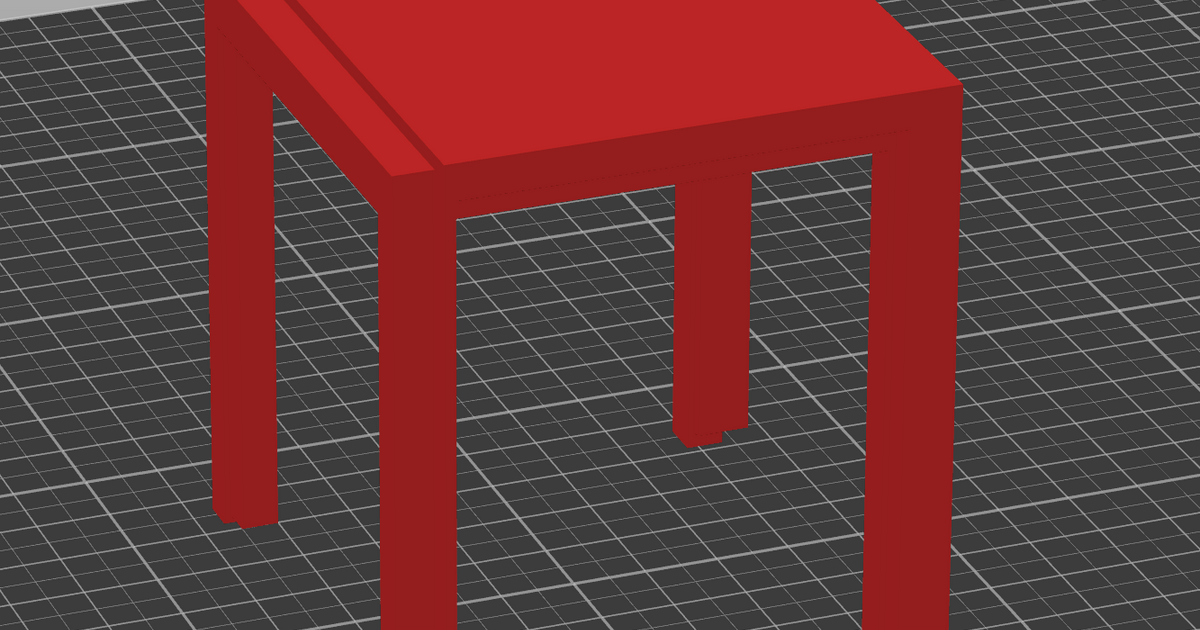 A Table by Rivzer | Download free STL model | Printables.com