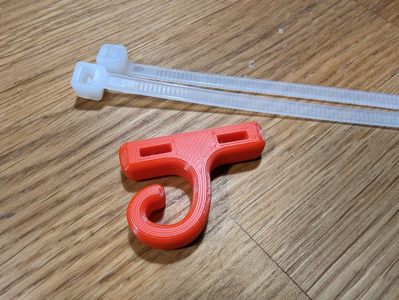 Zip tie hook by André Larsson | Download free STL model | Printables.com