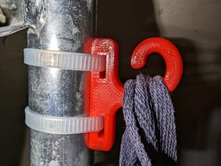 Zip tie hook by André Larsson | Download free STL model | Printables.com