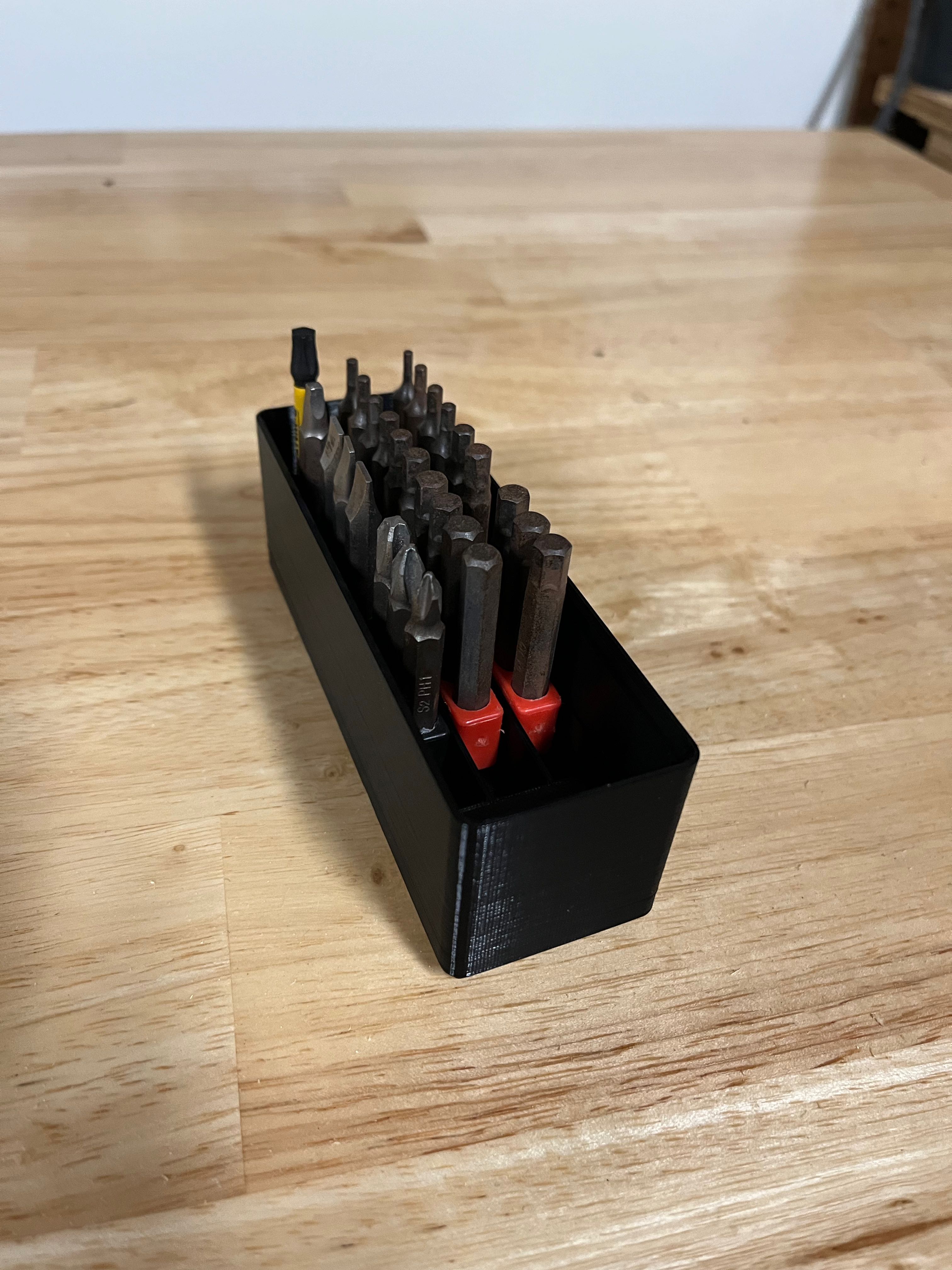 Tall Bit Holder Gridfinity by ablackbu | Download free STL model ...