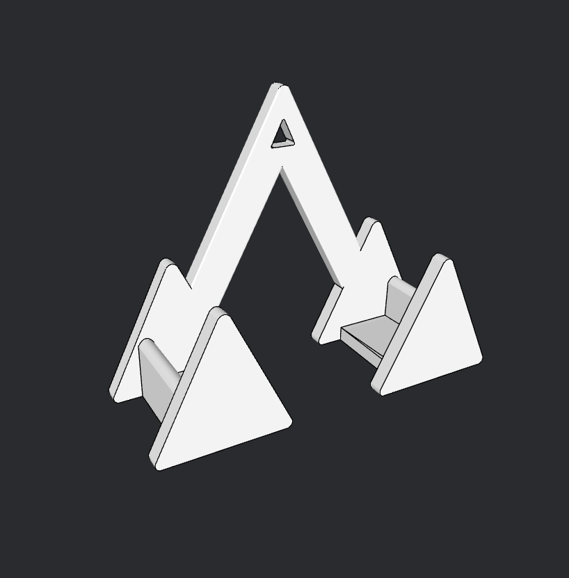 Triangle Business Card Holder V1 by JPK | Download free STL model ...