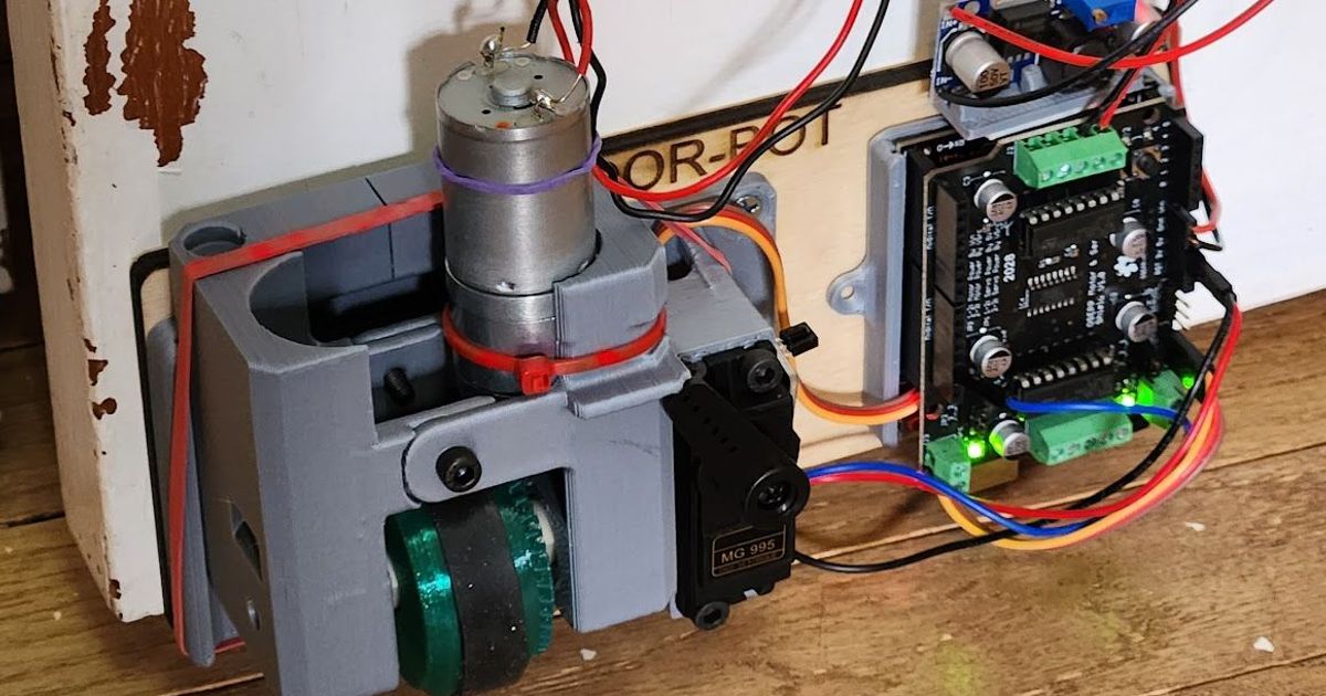 DoorBot v1 by Nick Largent | Download free STL model | Printables.com