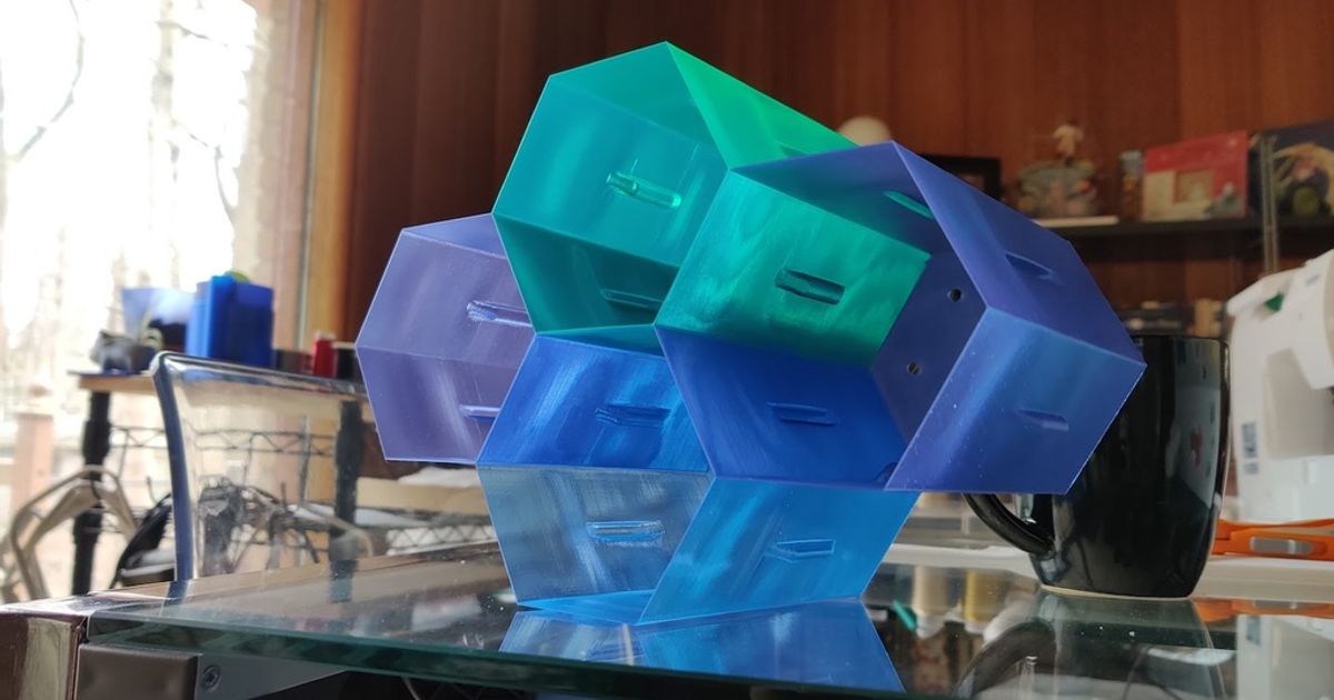 Interlocking Vase Mode Planters by overheadcam | Download free STL ...