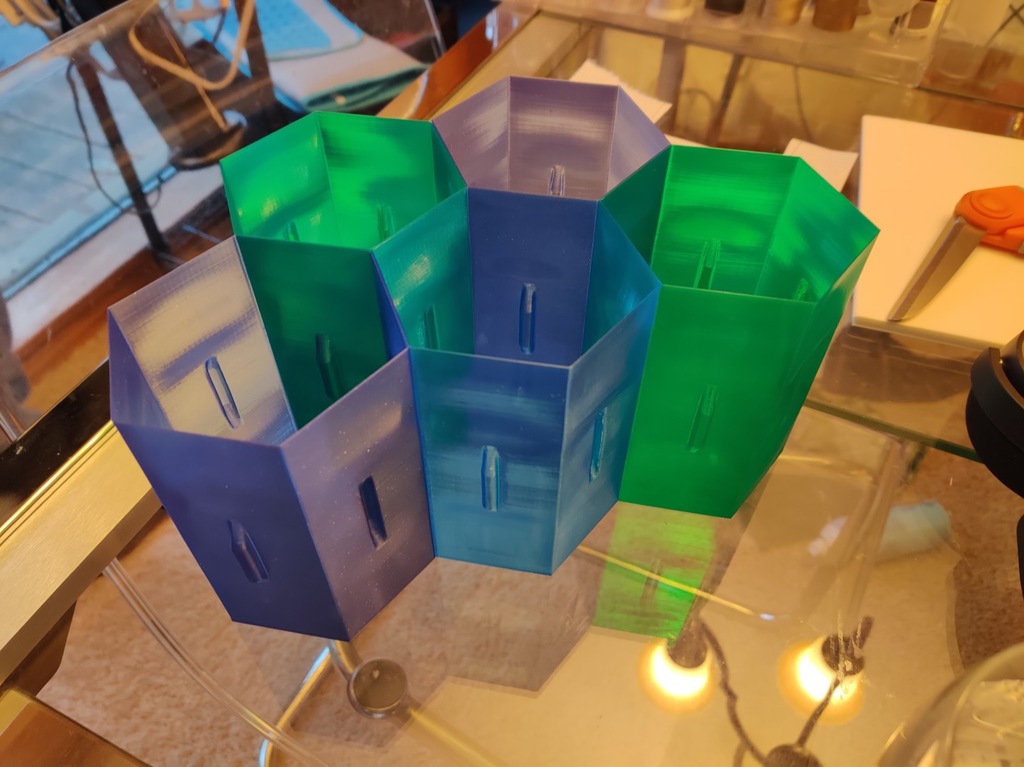 Interlocking Vase Mode Planters by overheadcam | Download free STL ...