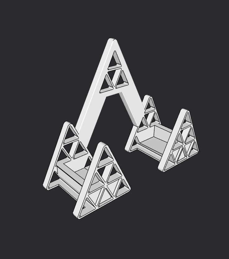 Triangle Business Card Holder V2 by JPK | Download free STL model ...