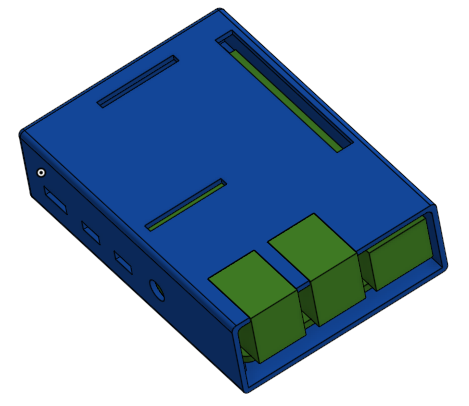 RPI4 slide in case by lal12 | Download free STL model | Printables.com