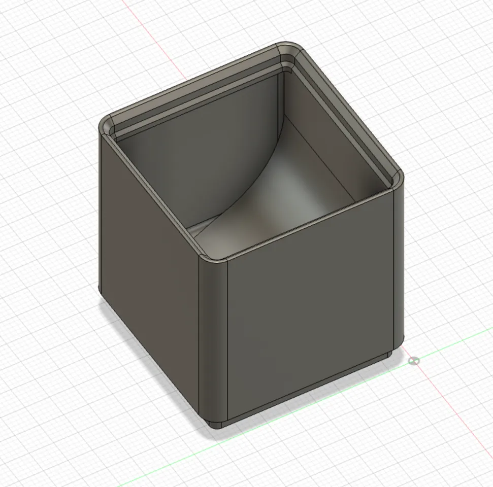 Gridfinity standard bins without label + parametric file by Akio | Download free STL model ...