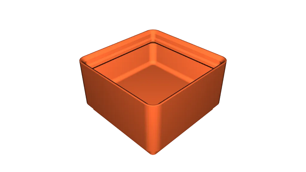 Gridfinity standard bins without label + parametric file by Akio | Download free STL model ...
