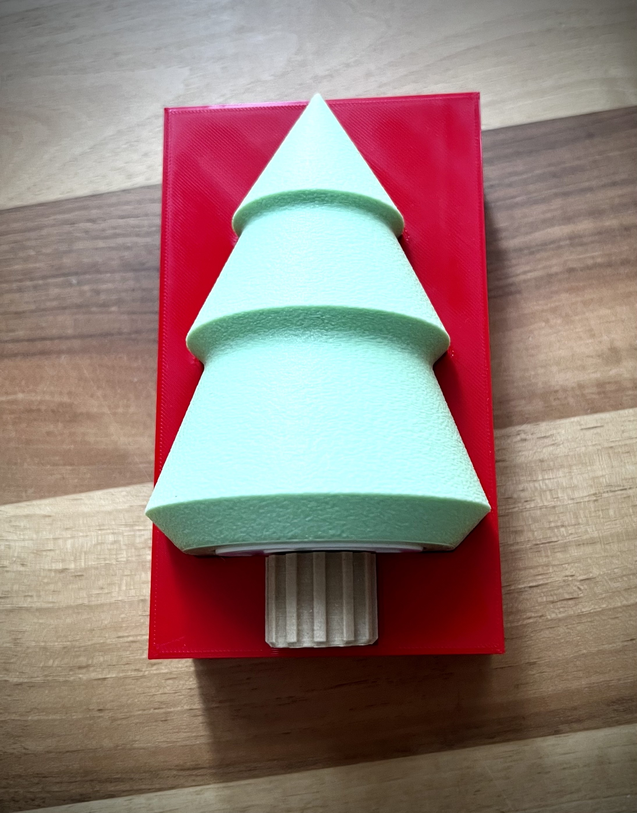 Gift Box for 3D Printy Print-in-Place Twisty Puzzle - Christmas Tree by ...