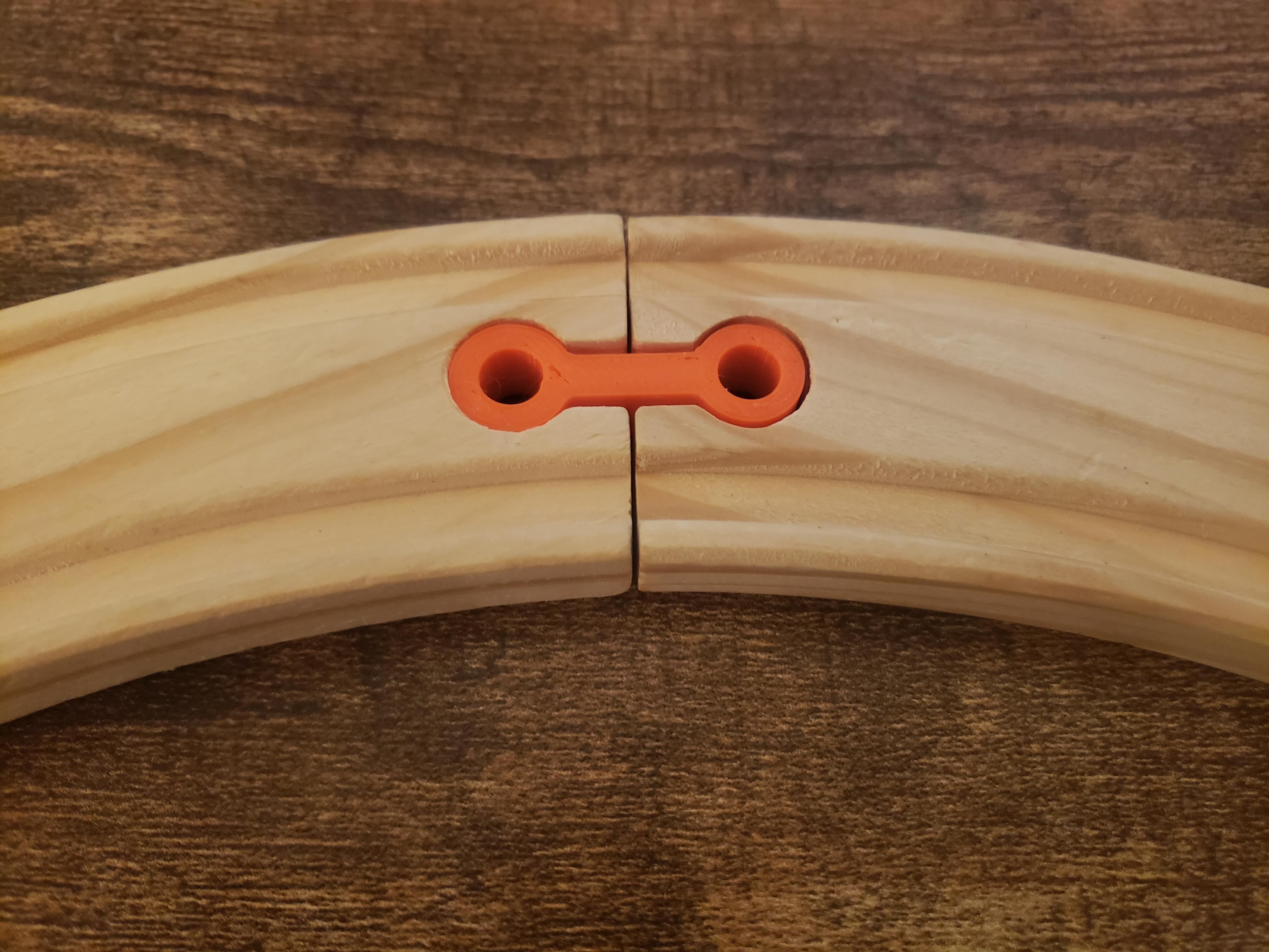 Wooden Train Track Connector by Łukasz Dubczyk | Download free STL ...