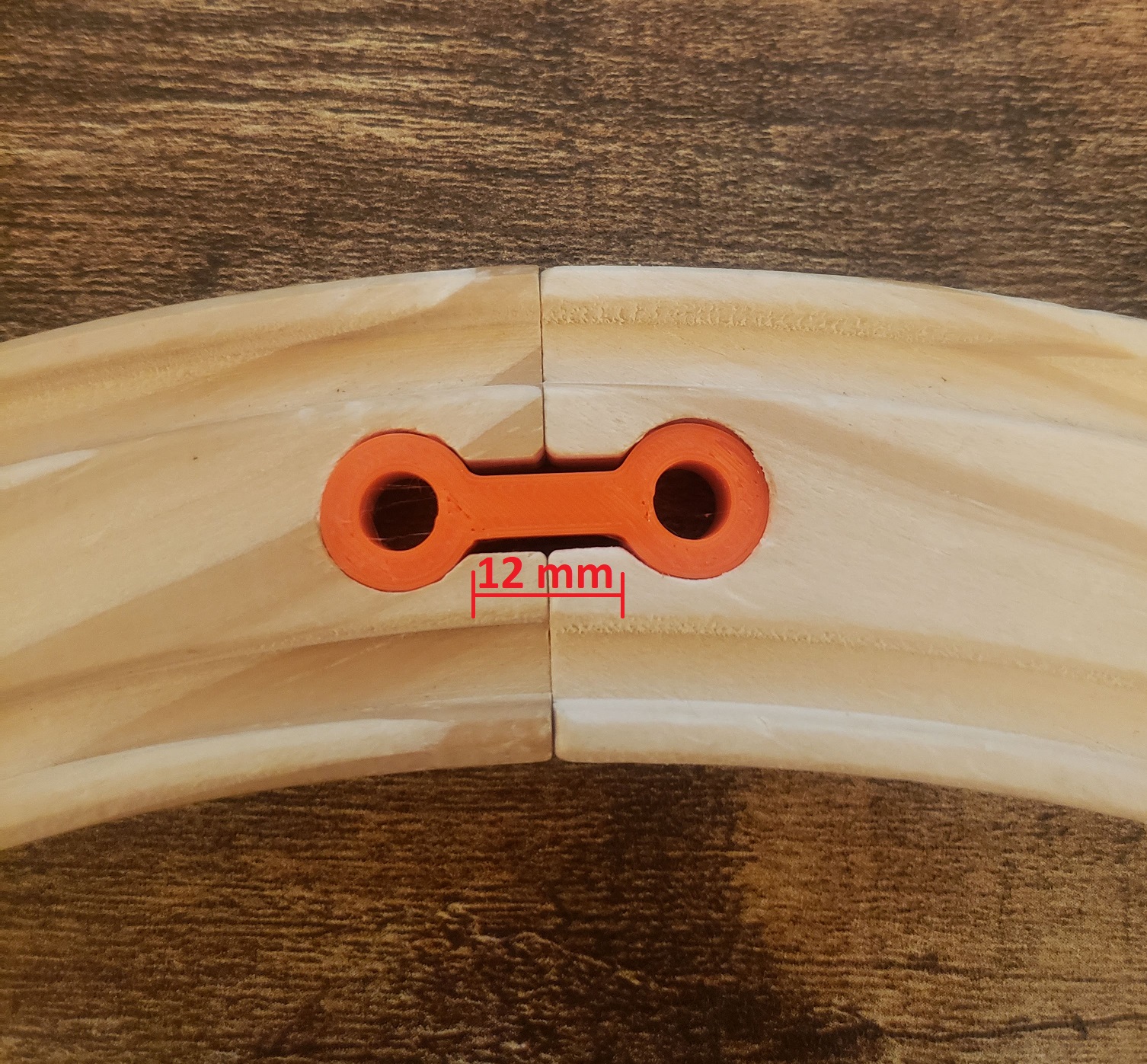 Wooden Train Track Connector by Łukasz Dubczyk | Download free STL ...