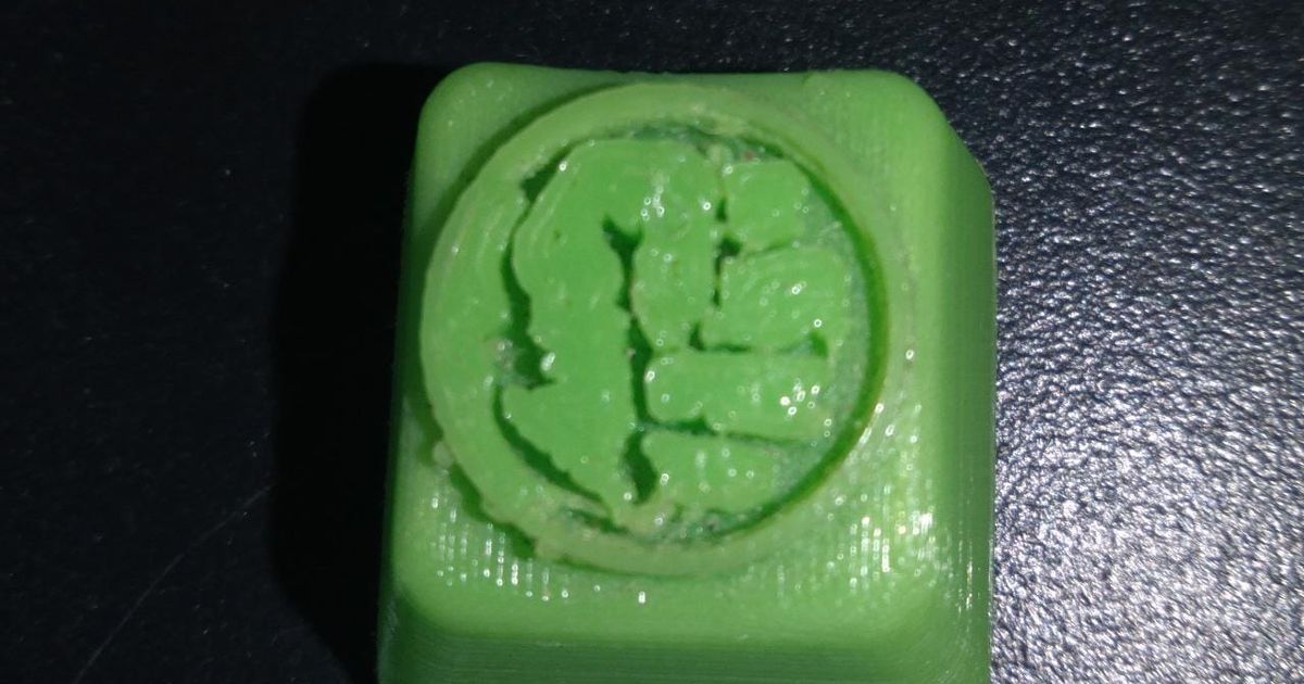Hulk Keycap by Printopolis3D | Download free STL model | Printables.com