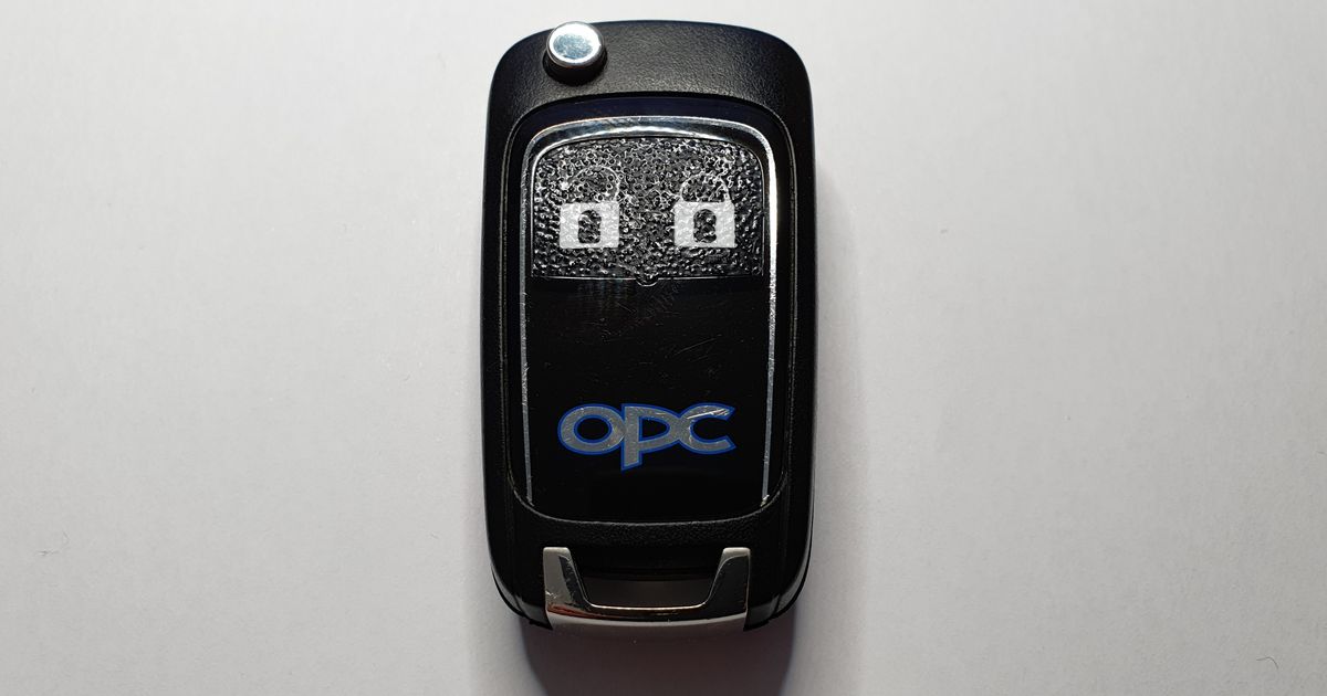 OPEL VAUXHALL Astra J OPC / VXR Key Button Inlay by KalleKnall ...