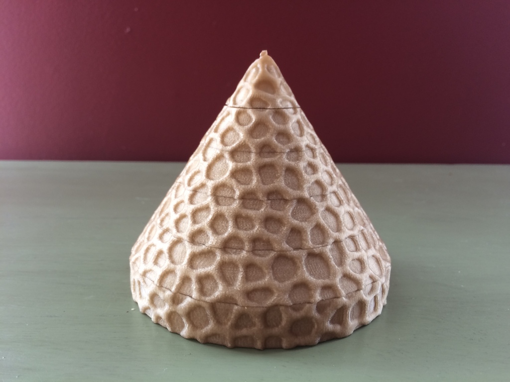 Voronoi Cone Puzzle by Perry Golden | Download free STL model ...