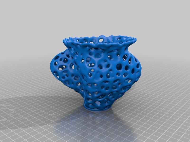 Voronoi Spline Twist Vase by Perry Golden | Download free STL model ...