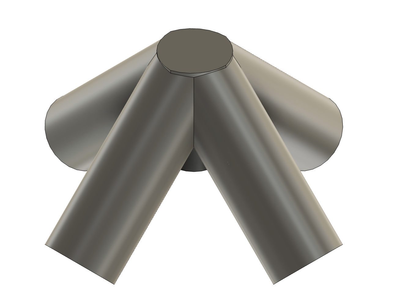 Tent pole 45° connector (parametric) by sgmeesix | Download free STL ...