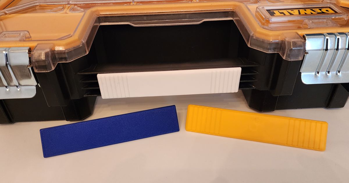 DeWalt Deep Pro Org Handle by Time Traveller | Download free STL model ...