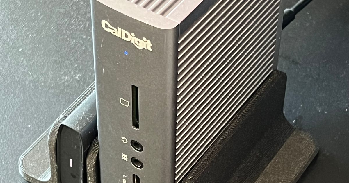 CalDigit TS3 Plus dock desk tidy organiser by sgmeesix | Download free ...