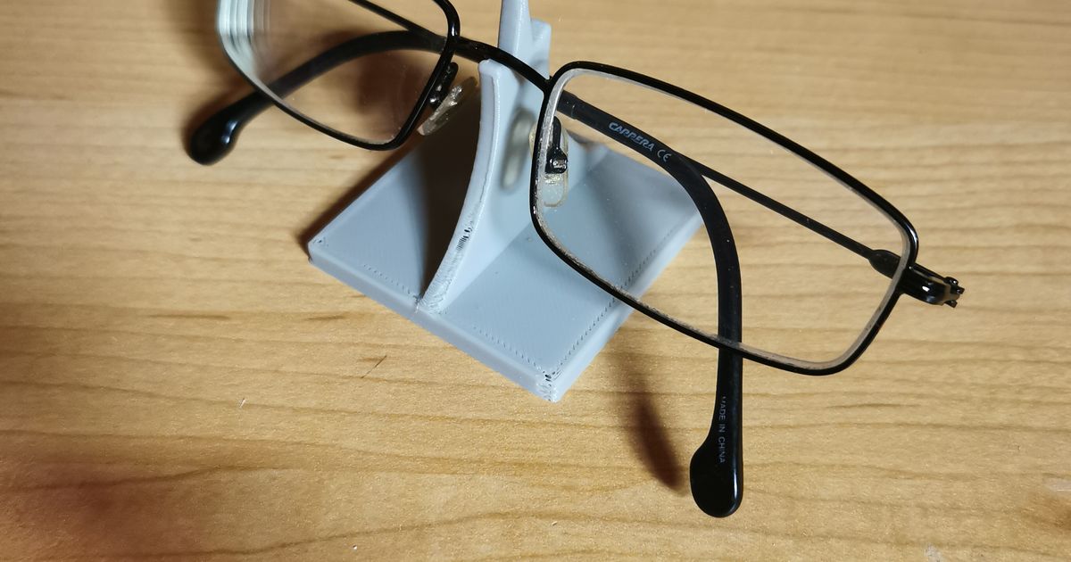 Plain glasses holder by Brutal3dprints | Download free STL model ...
