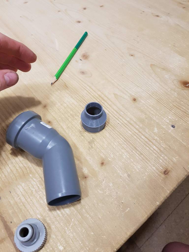 40mm PVC Pipe to Gardena Tap Connector 26,5 mm (G 3/4") by hubi2512 ...