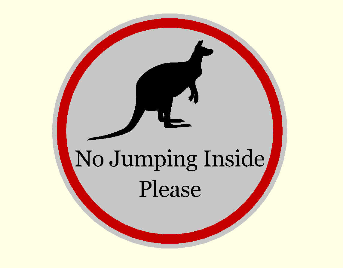 Customizable Warning Sign (OpenSCAD) by Stone Age Sculptor | Download ...