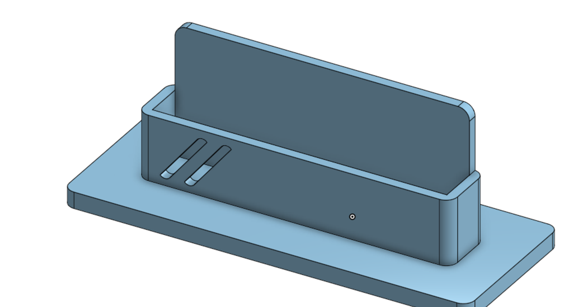 Minimal Table Top Card Holder by ExpelliArmus | Download free STL model ...