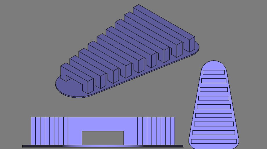 Bridge/overhang test print (15min) von ICant3DPrint | Kostenloses STL ...