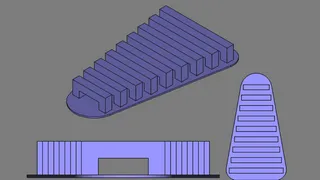 Bridge and overhang test by Marteinn - 3DP Iceland | Download free STL ...