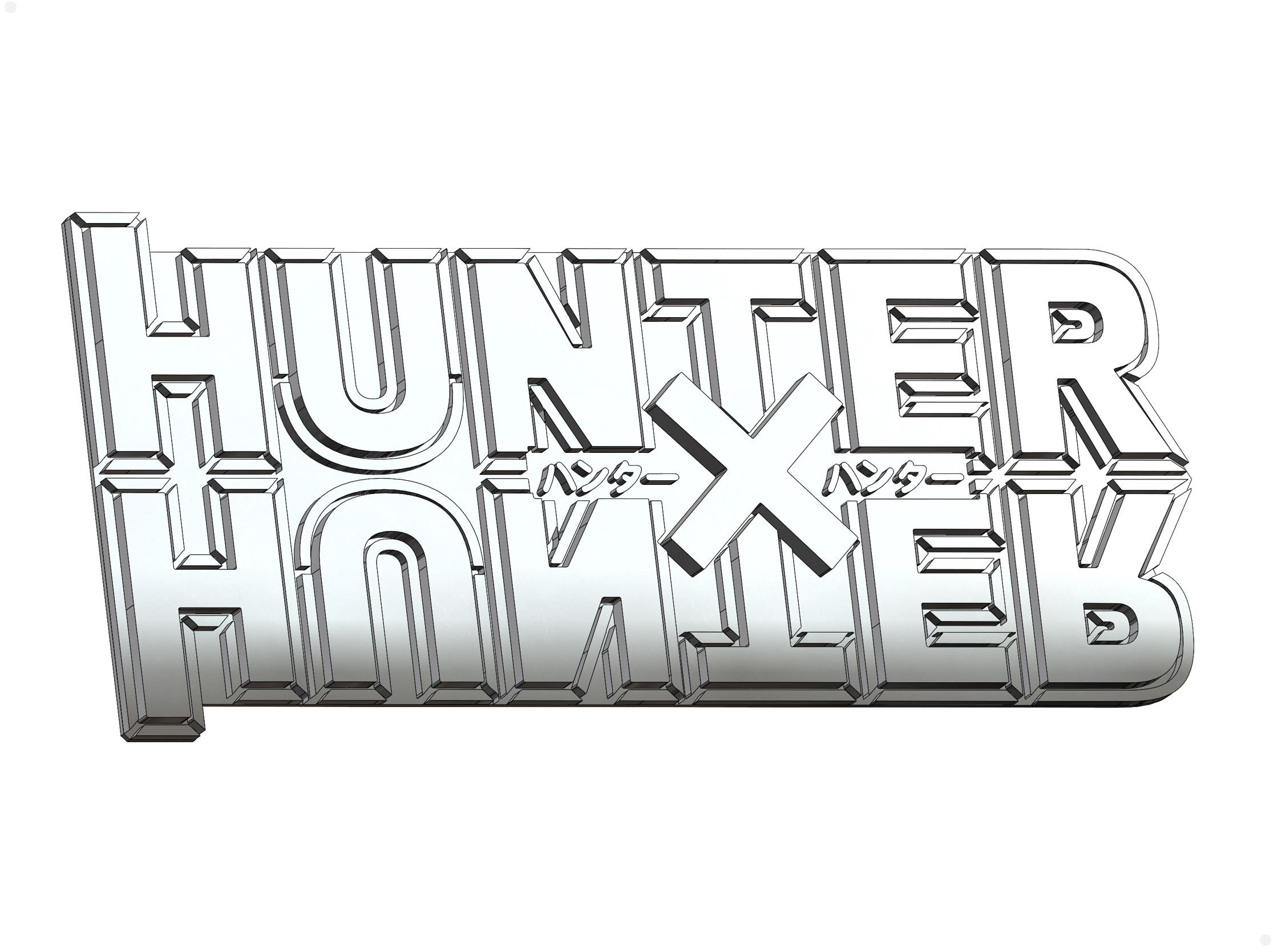 Hunter X Hunter logo von Referentiel | Kostenloses STL-Modell ...