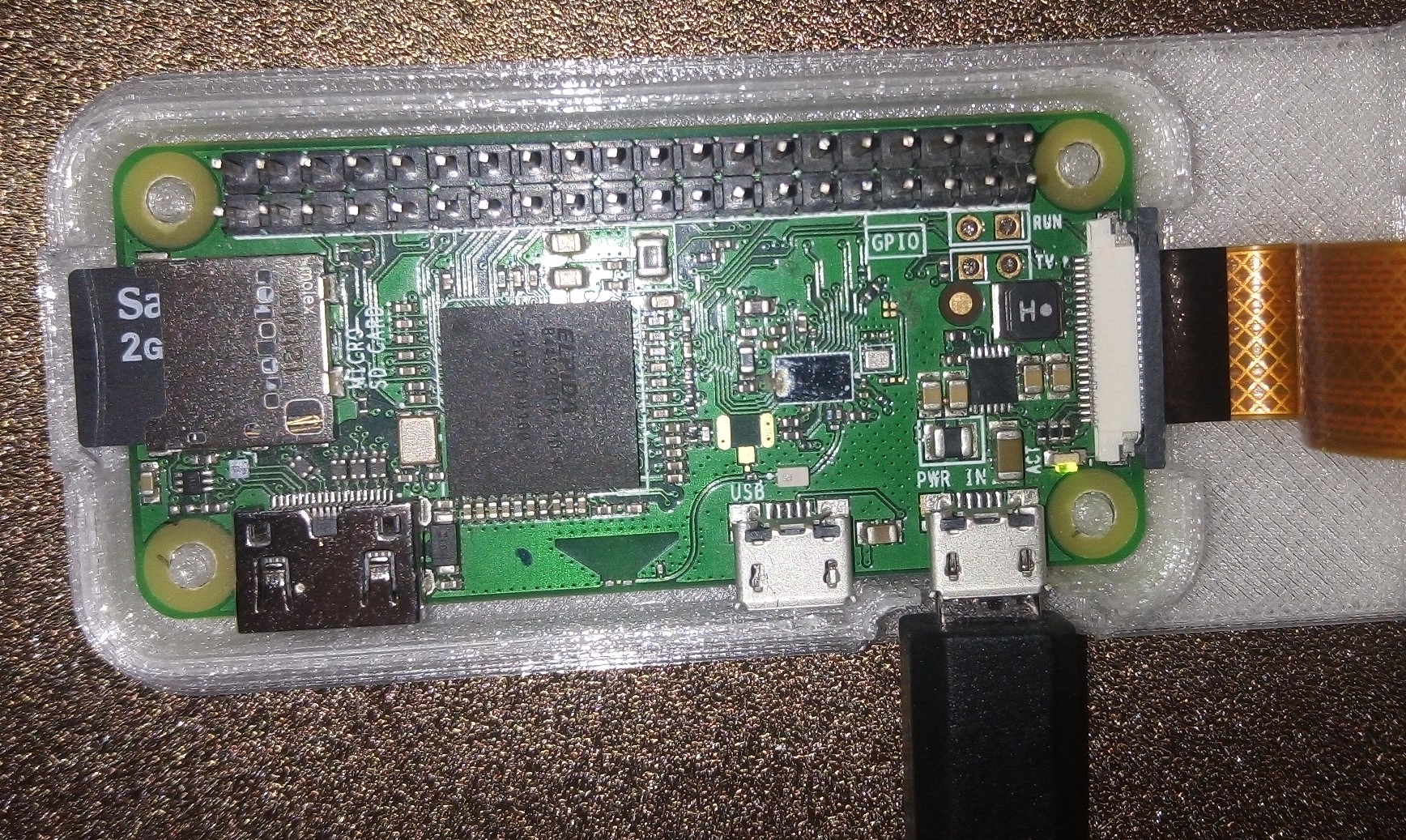 Pi Zero Articulating Case for Camera - Modified Pi Lid and Base for ...