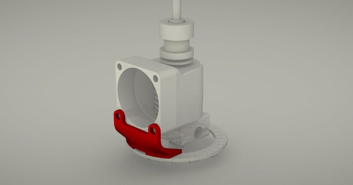 E3D v6 LED light ring holder by Joza | Download free STL model | Printables.com