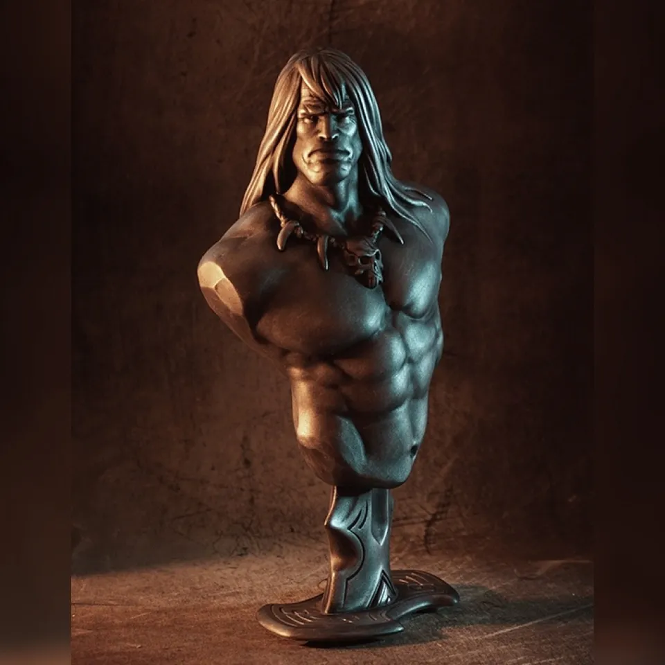 Conan the Barbarian Bust (STL) by Eastman | Download free STL model ...