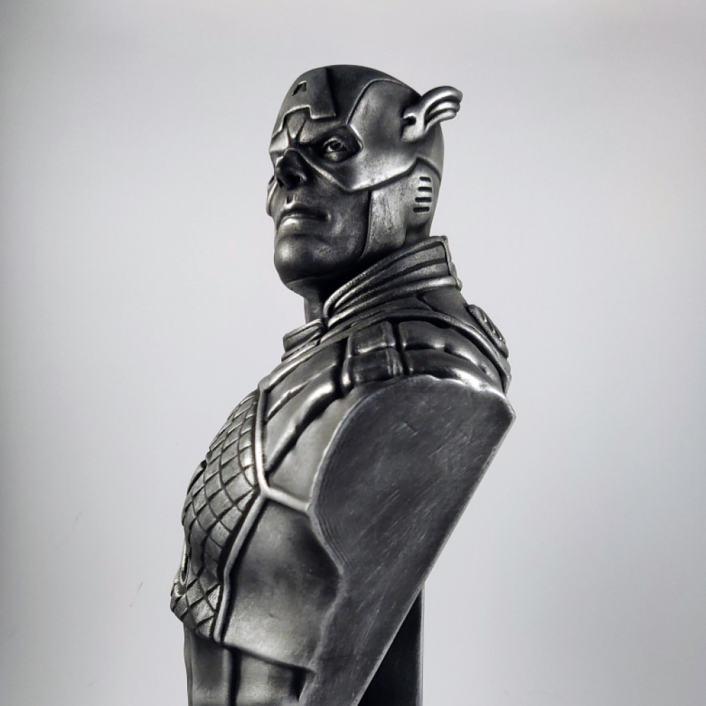 Captain American Bust (STL) by Eastman | Download free STL model ...