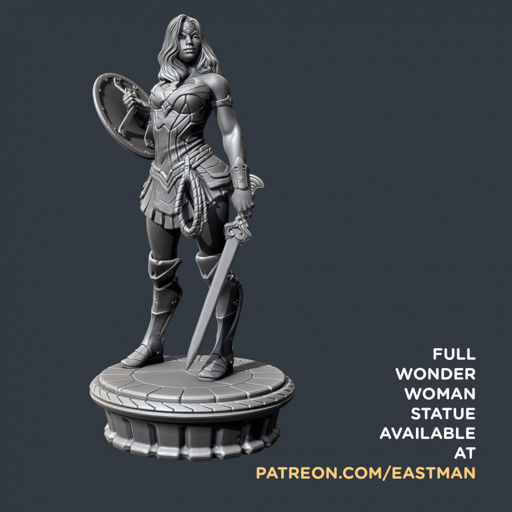 Wonder Woman Bust (STL) by Eastman | Download free STL model ...