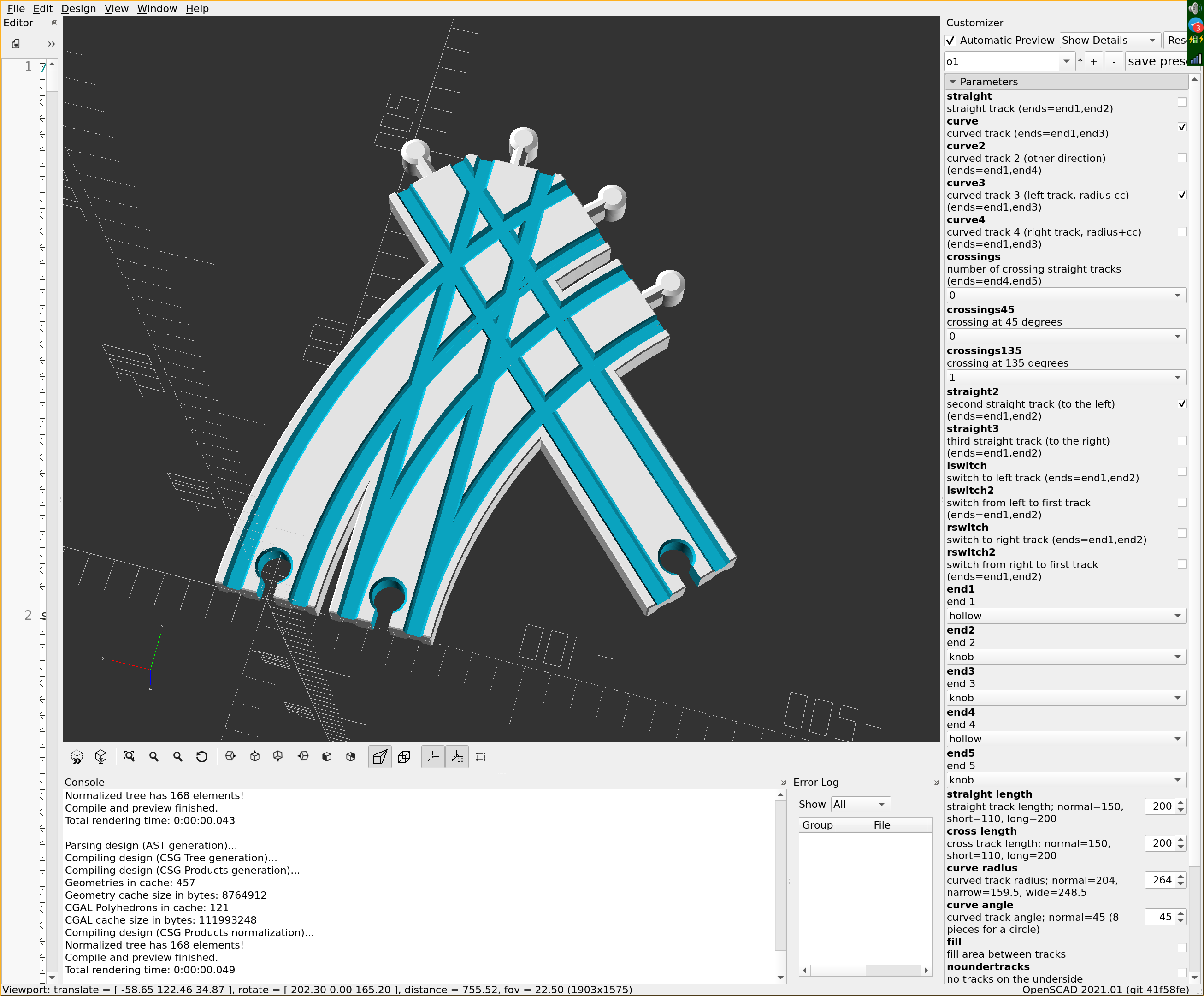 toy tracks (compatible and parametric) by Mirar | Download free STL ...
