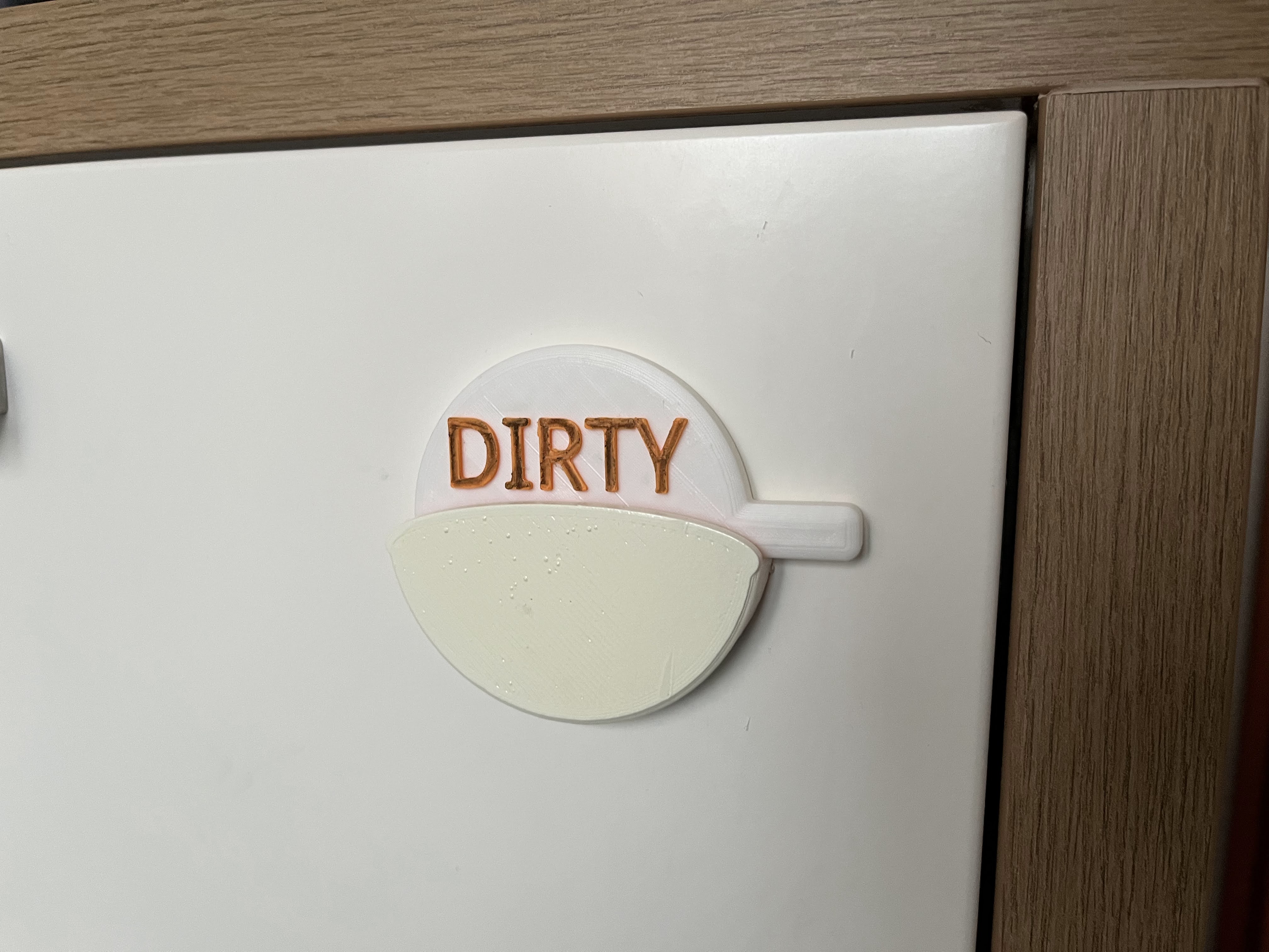 Dishwasher status sign by Taston | Download free STL model | Printables.com