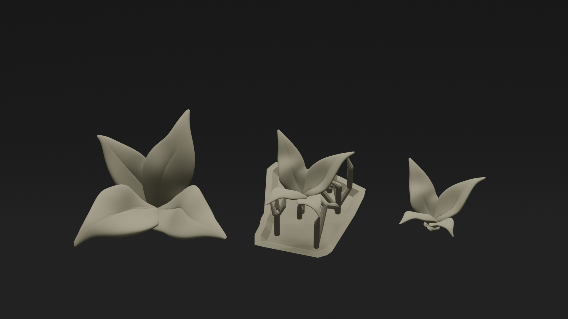 Leaf Plant Bits for Basing by Kaizen Minis | Download free STL model ...
