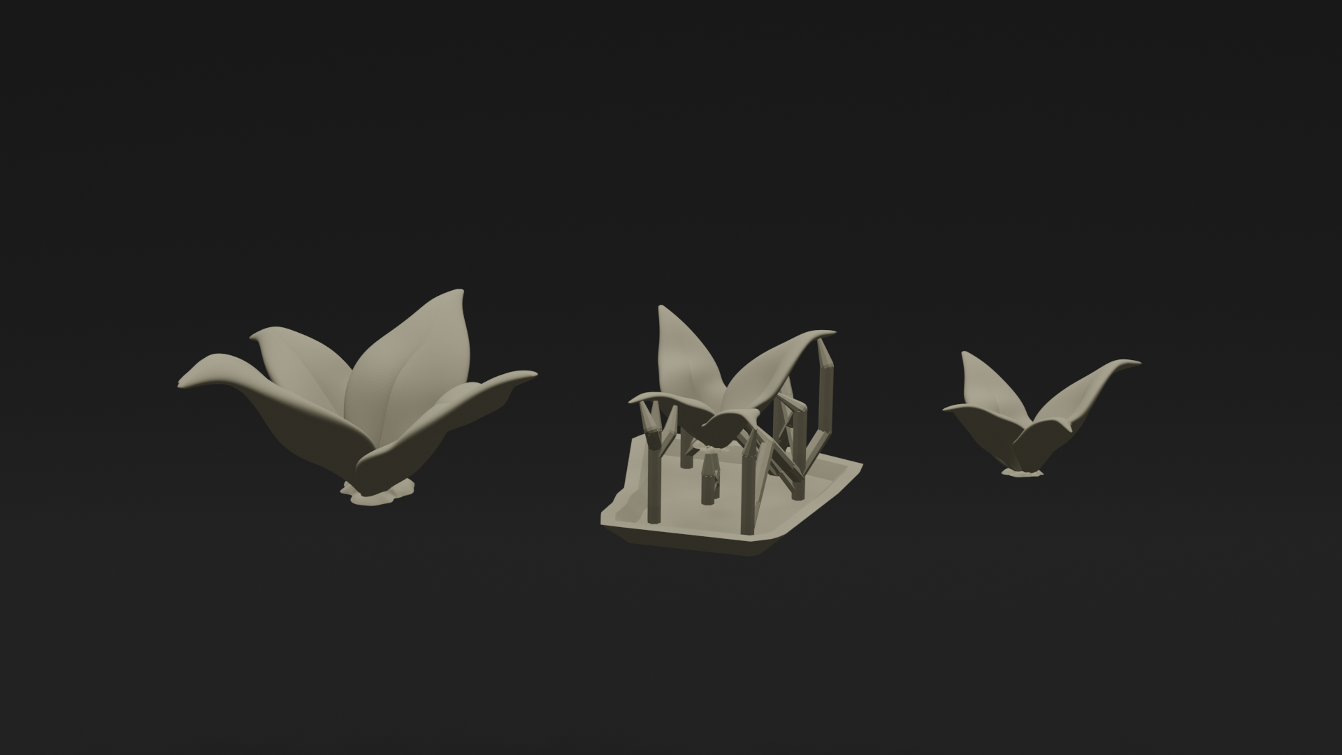 Leaf Plant Bits for Basing by Kaizen Minis | Download free STL model ...