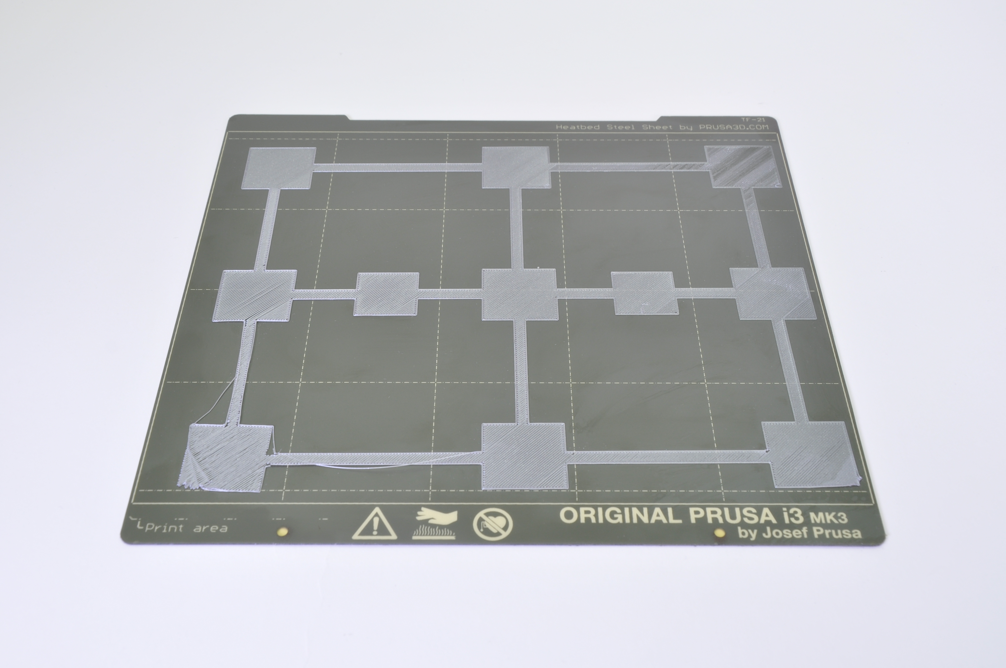 Bed level test by Prusa Research | Download free STL model | Printables.com