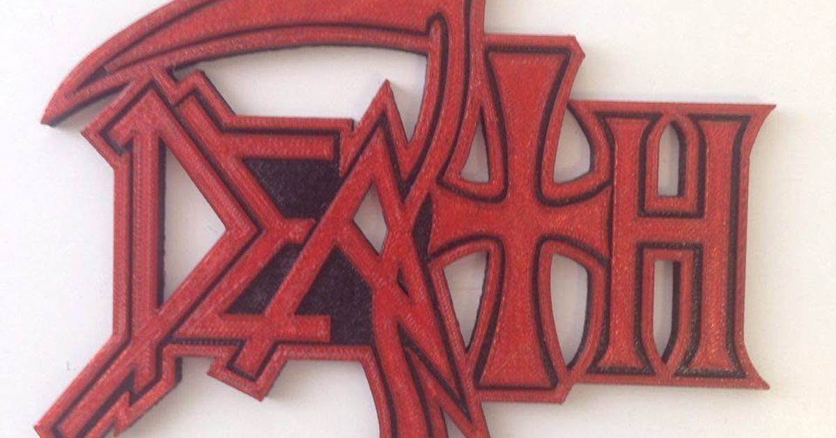 Death Logo by NikoGTech | Download free STL model | Printables.com