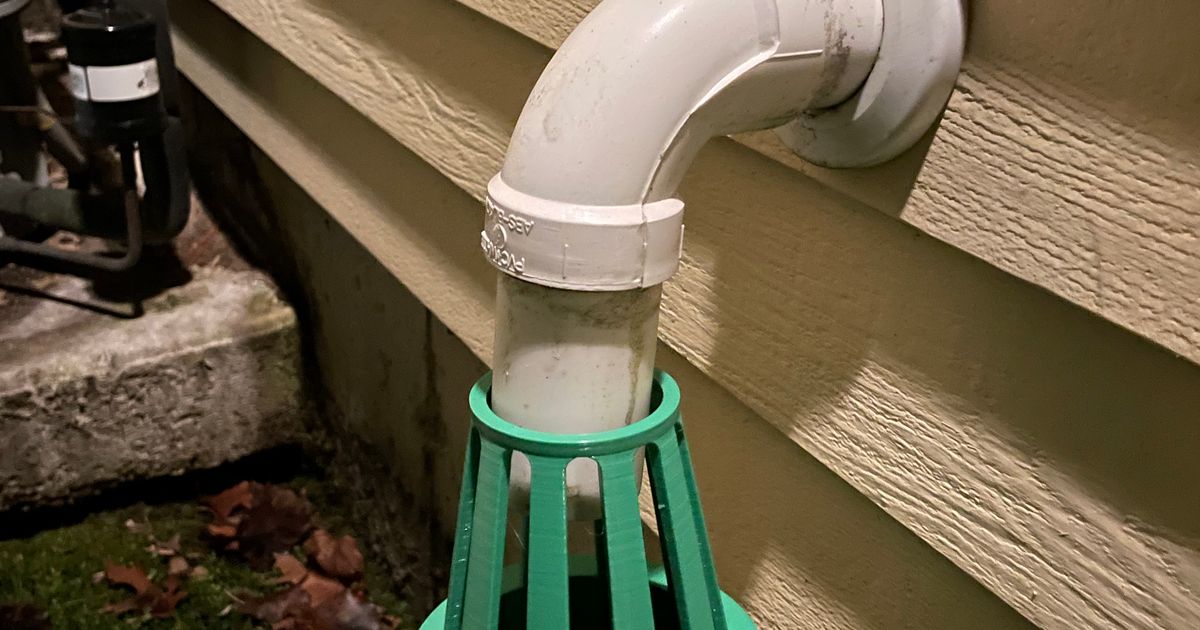 Sump Pump drain collar by jammaster63 | Download free STL model ...