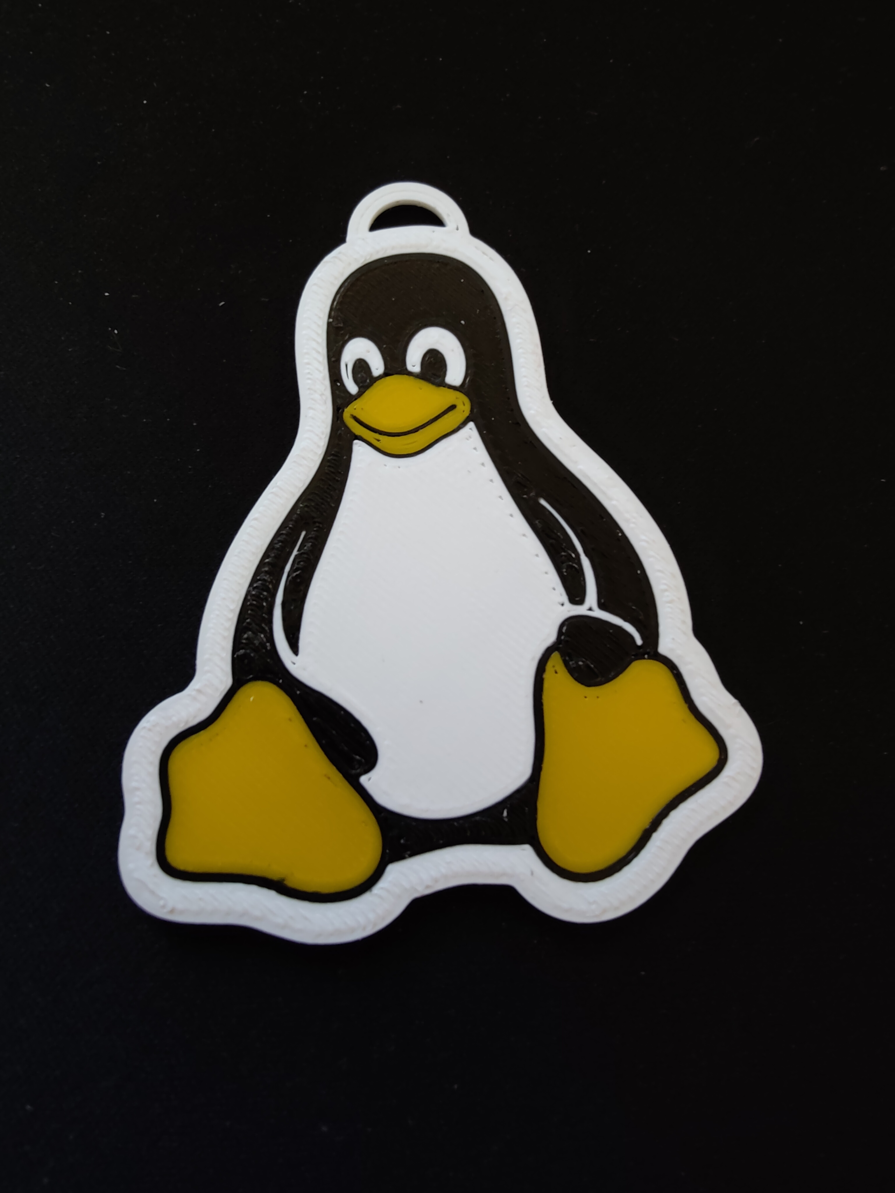 Tux Key Chain MMU by Fx137 | Download free STL model | Printables.com