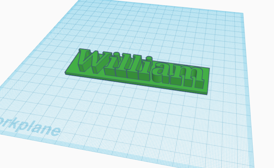 William name plaque by william schulte | Download free STL model ...
