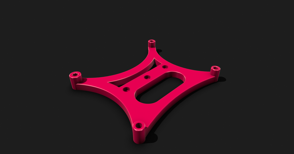 Raspberry Pi4 B+ (and Pi3 B+) mounting bracket by Iconic FAB | Download ...