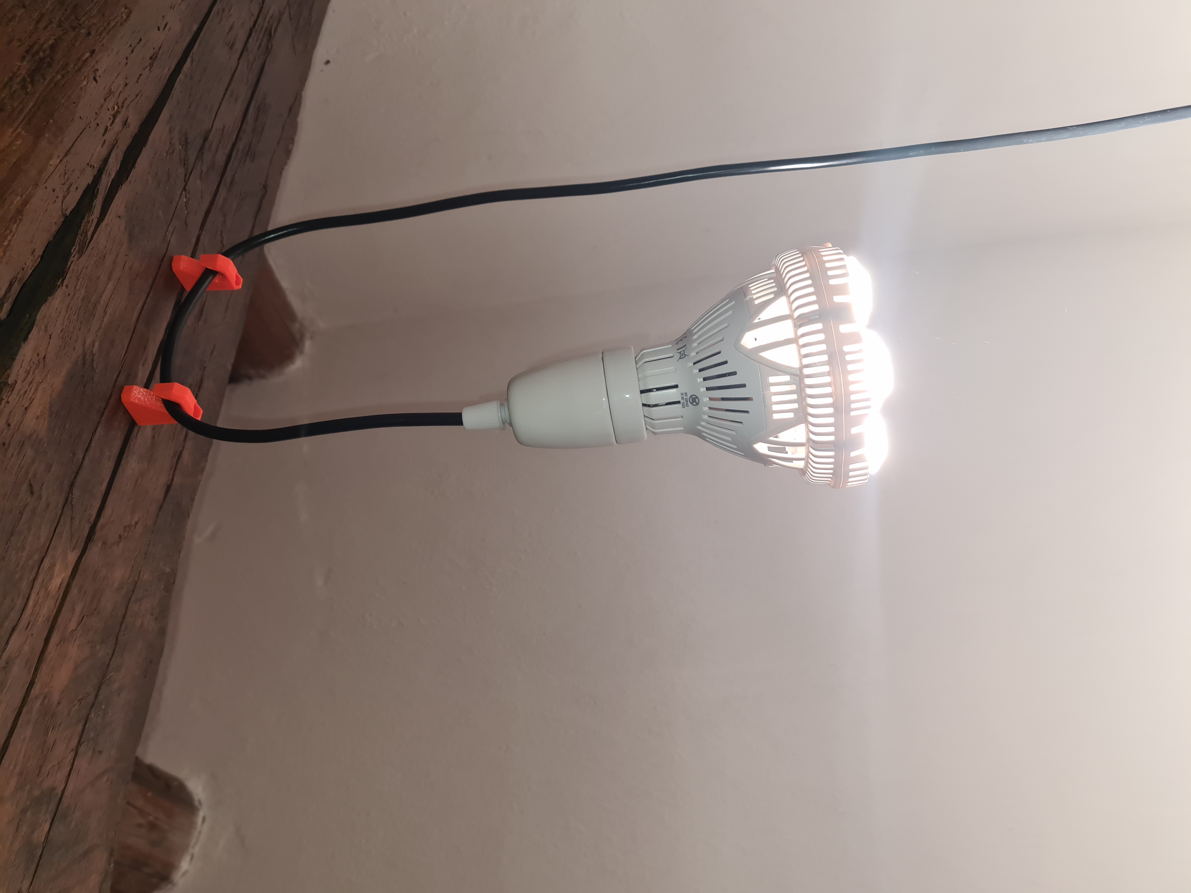 Ceiling cable holder by MatteMR | Download free STL model | Printables.com