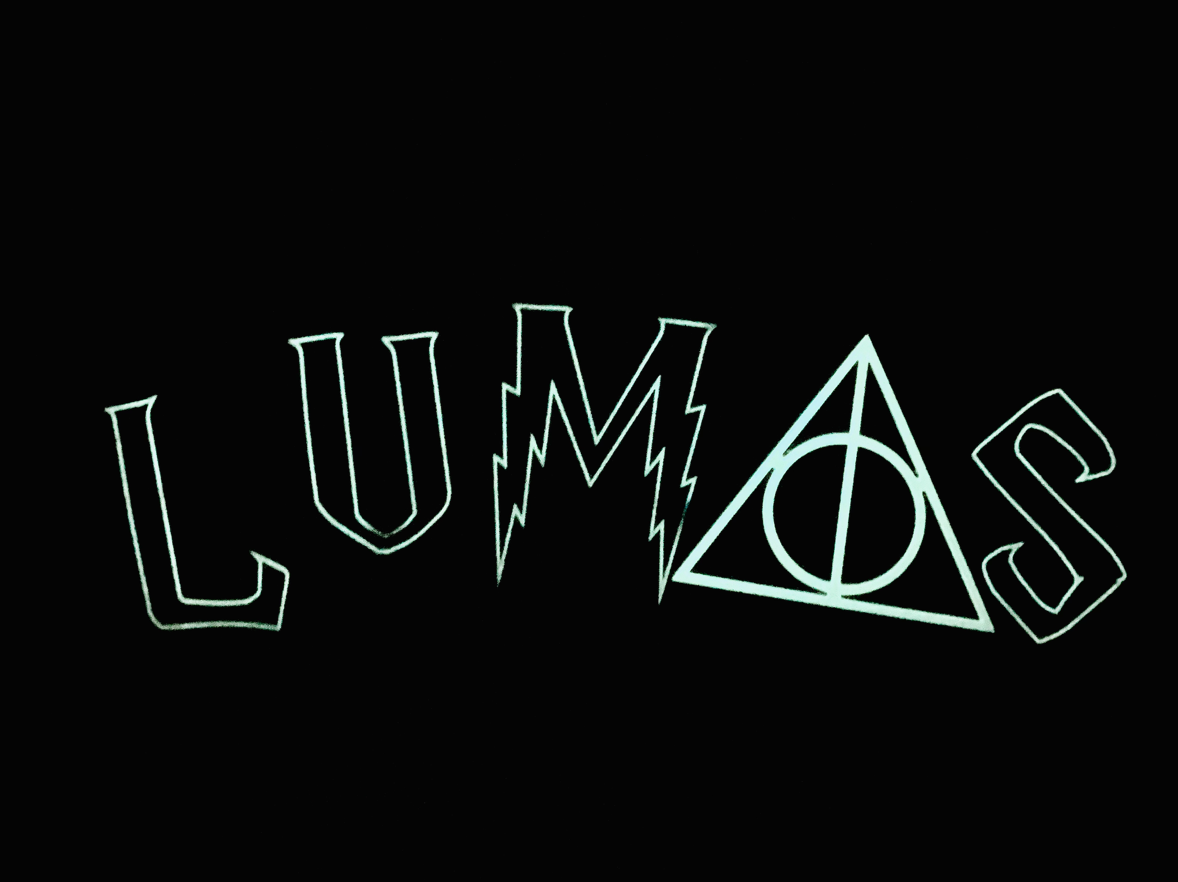 Lumos / Deathly Hallows wall fanart (Harry Potter) by PraetorianCZ | Download free STL model ...