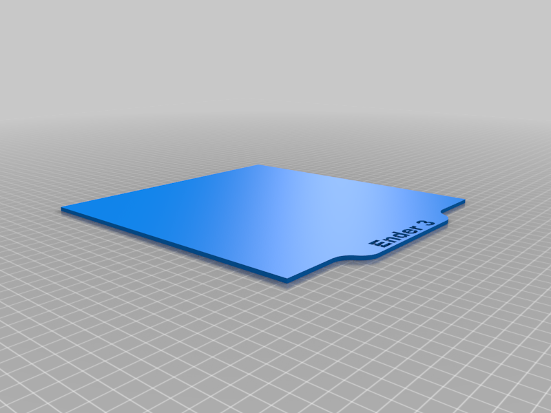 Creality Ender 3 custom build plate by 3DPrintBeginner | Download free ...