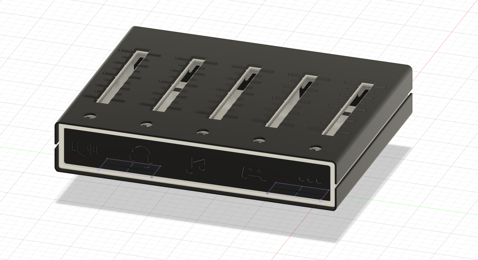 Deej Audio Fader Enclosure by Skyfighter | Download free STL model ...