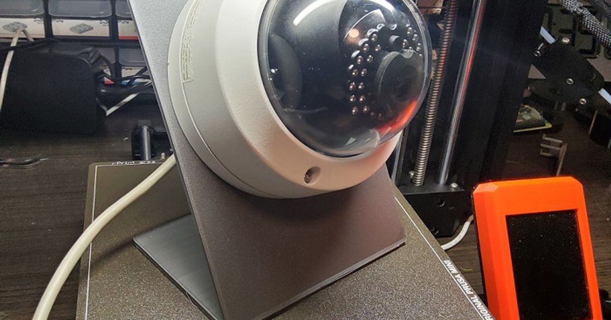 Hikvision Camera tabletop stand by ThatGuy | Download free STL model ...