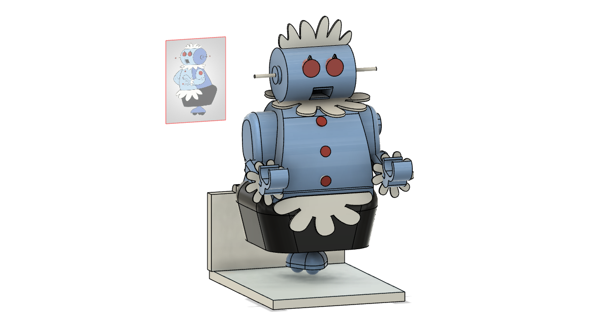 Rosie the Robot Card Holder (The Jetsons's maid robot) by Tom Anderson ...